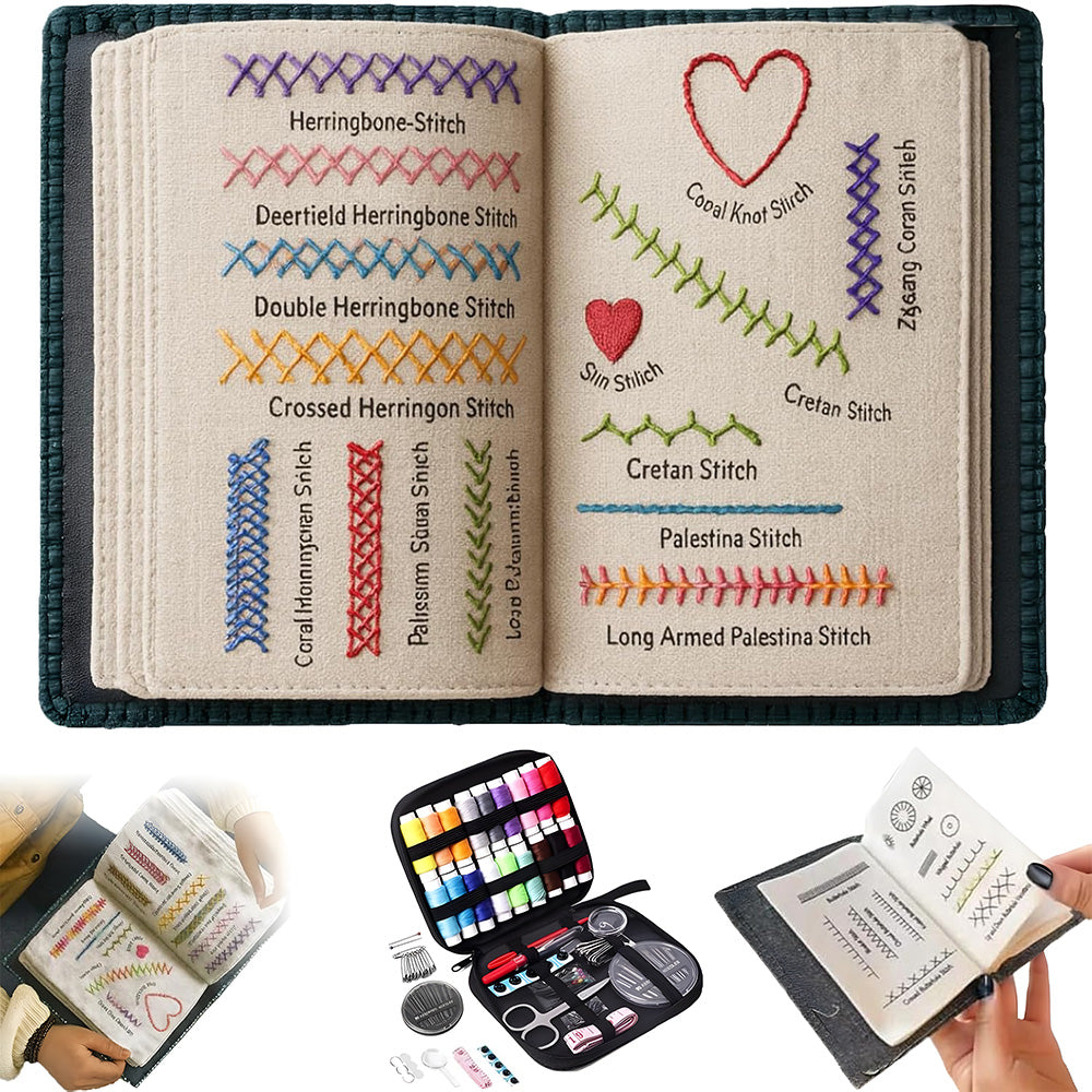 DIY Embroidery Stitch Book Kit – Havegoods.uk