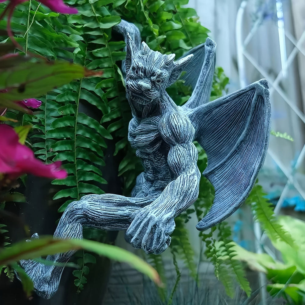 Dragon Winged Gargoyle Fence Hanger – Havegoods.uk