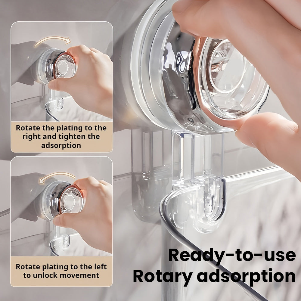 Light Luxury Style Glacier Pattern Suction Cup Shelf – Havegoods.uk