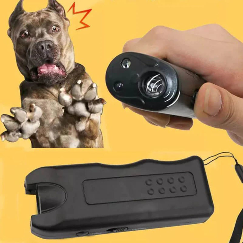Handheld Bark Control Luminous Ultrasonic Dog Repeller (with 9v Batter ...