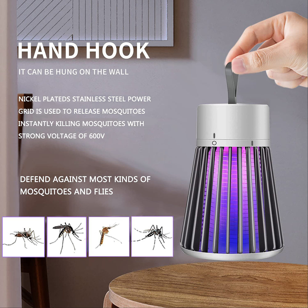 Portable Bug Zapper for Indoors Outdoor Fly Zapper Mosquito Trap ...